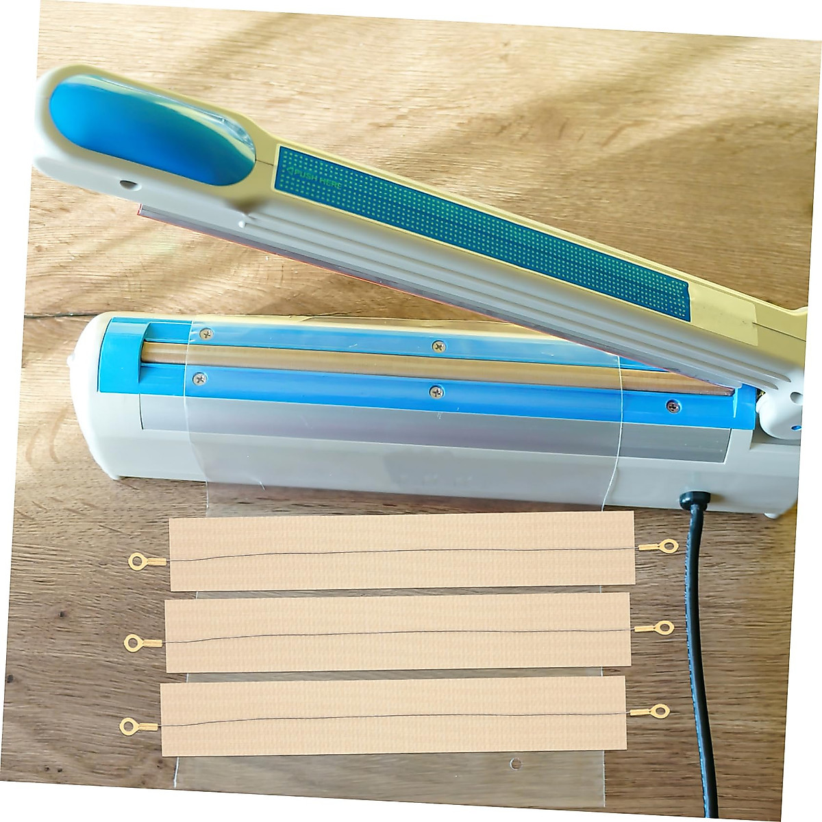 Kichvoe Sealer Replacement Element Grip 4pcs Impulse Sealer Heating Element Service Spare Repair Parts Heat Seal Strips Sealing Machine Accessory