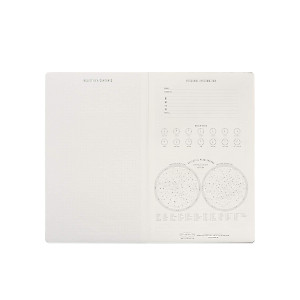 DesignWorks Ink Cloth Cover Notebook Son of a Biscuit - Burgundy 7.25" x 11.25"