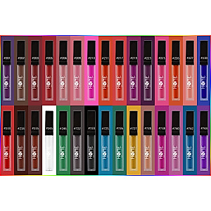 7V HOME BEAUTY Hot Pink Matte Liquid Lipstick, Long Lasting High Pigmented Non-stick Waterproof Pink Lipstick (5ml, 210)