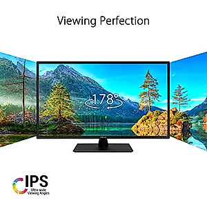 ASUS 31.5” 1080P Monitor (VA329HE) - Full HD, IPS, 75Hz, Adaptive-Sync, Eye Care, Low Blue Light, Flicker Free, HDMI, VGA, Wall Mountable, Tilt Adjustable,Black