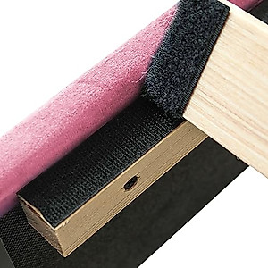 LIKIMIO Full Bed Frames, Velvet Upholstered Platform Bed Frame with Headboard and Strong Wooden Slats, No Box Spring Needed/Noise-Free/Easy Assembly, Pink