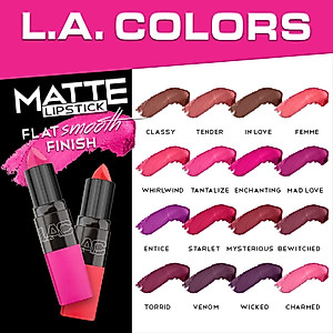 L.A. COLORS Matte Lipstick, Classy CML461