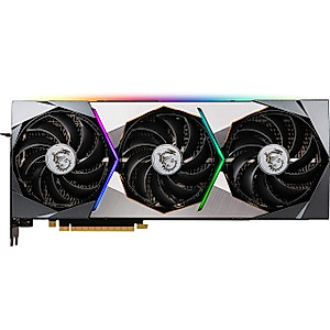MSI Gaming GeForce RTX 3070 LHR 8GB GDRR6 256-Bit HDMI/DP Nvlink Torx Fan 4 RGB Ampere Architecture OC Graphics Card (RTX 3070 SUPRIM X 8G LHR)