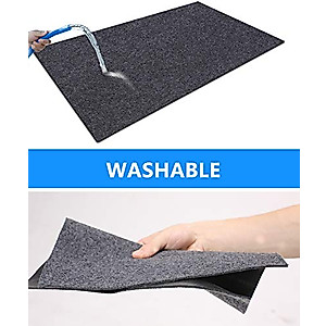 Fire Pit Mat—Gas grill mat,Retardant，Heat Resistant，Ember Mat，Electric Smoker Mat，Under the stove， Protect your deck, terrace, lawn or campground from embers，Reusable，Waterproof backing (36" x 36")