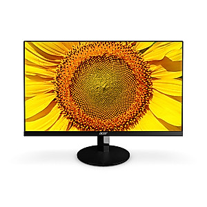 Acer SA240Y Bbmipux 23.8" Full HD (1920 x 1080) IPS Ultra-Slim Edge-to-Edge Monitor with AMD Radeon FreeSync Technology, 1ms VRB, (USB 3.1 Type-C Port, Display Port & HDMI Port), Black