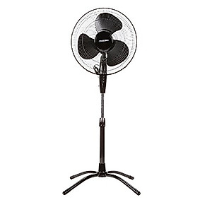 Proctor Silex Stand Fan, 16-Inch, Black
