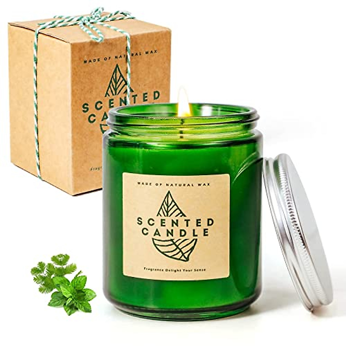 LA BELLEFÉE Bath Bombs & Scented Candles Set, Large Jar Aromatherapy Candles for Home Scented(4 Bathbombs + 3 Candles)