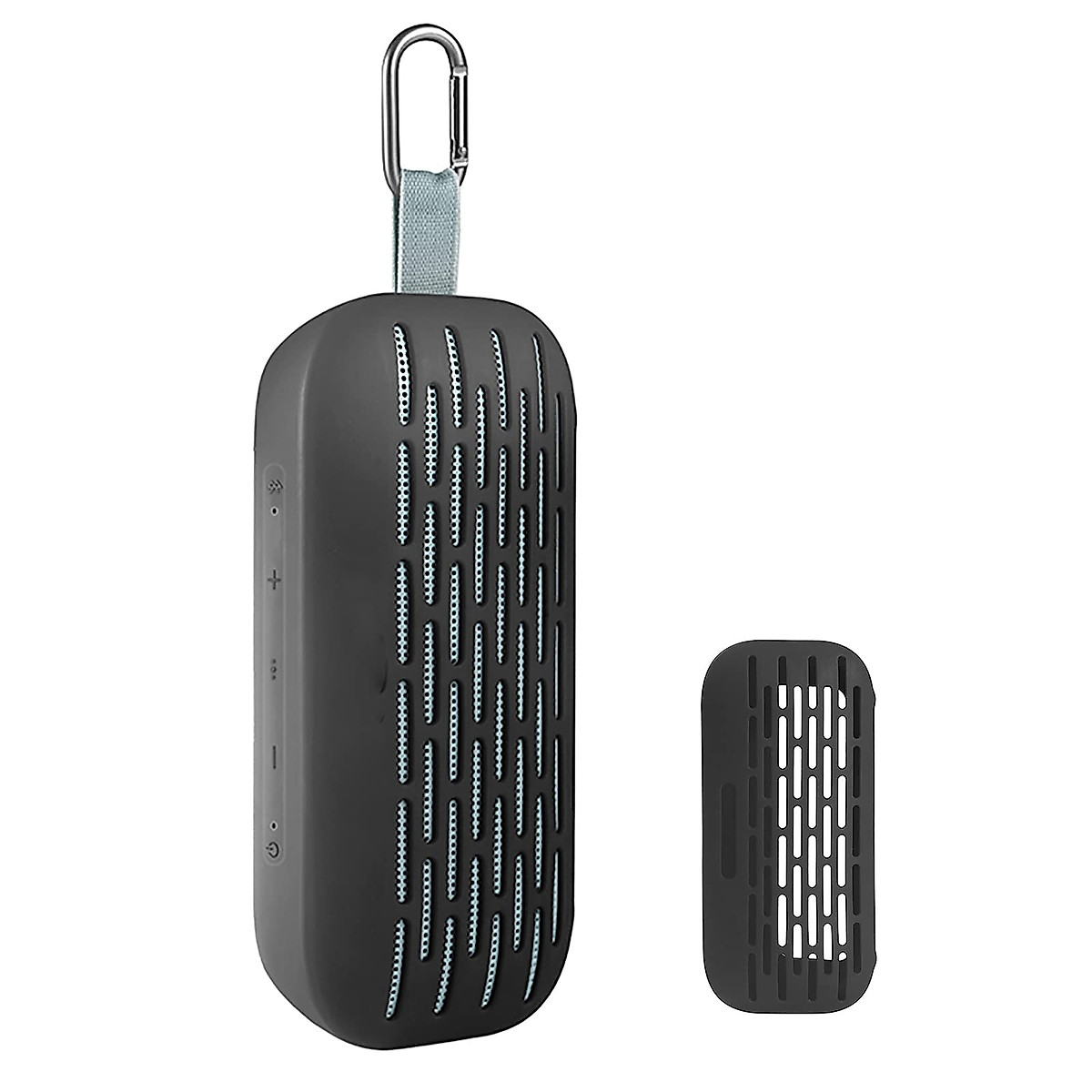 HUAYUWA Silicone Cover Sleeve (Black) Compatible for Bose SoundLink Flex Bluetooth Portable Speaker