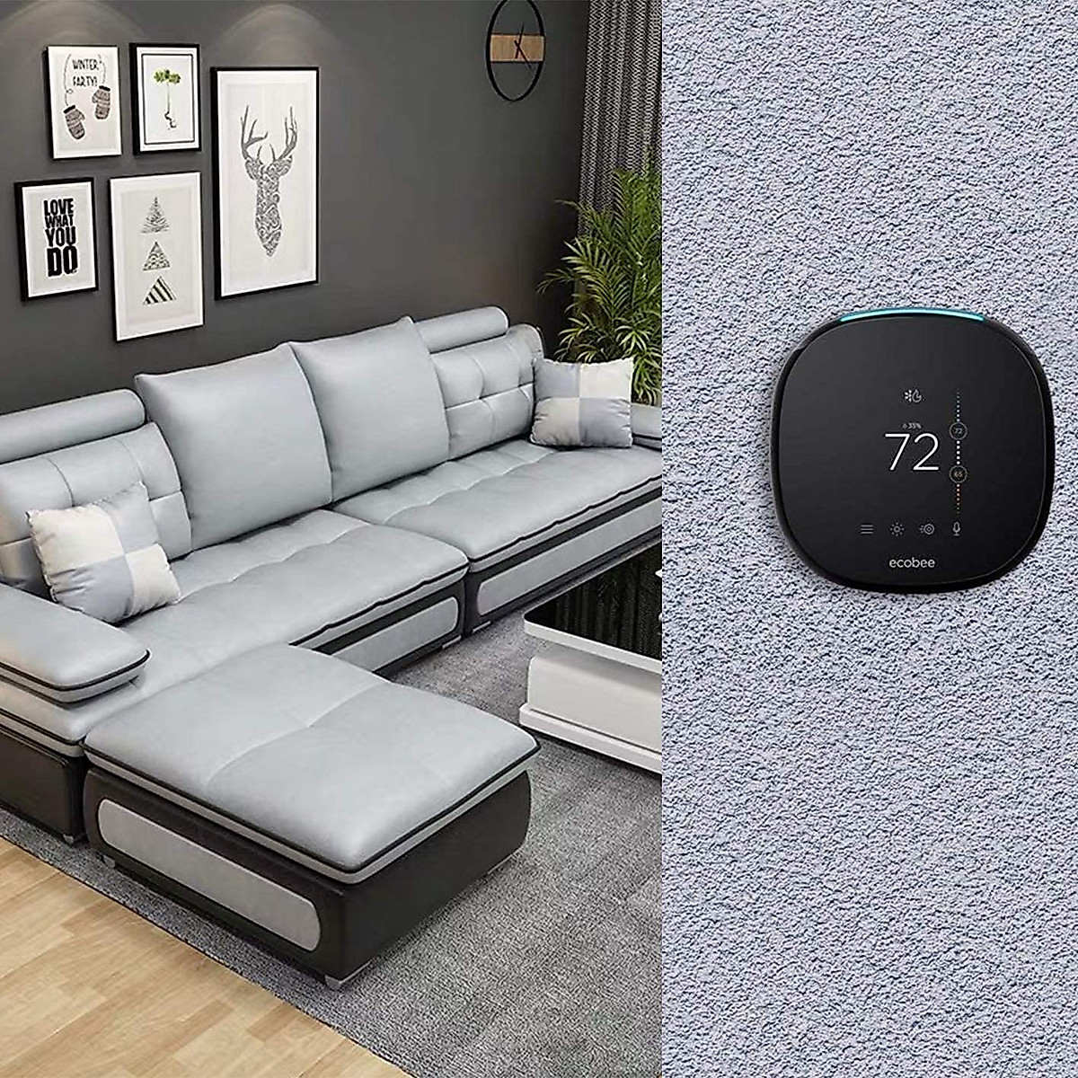 24Volt Transformer C Wire Adapter for Thermostat and All Versions of Ring Doorbell, Compatible with Nest, Ecobee, Honeywell, Sensi, Sensi Smart WiFi Thermostat, Nest Hello Doorbell Supply Cord