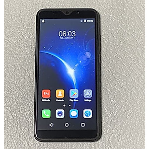 aderroo 1GB RAM 8GB ROM，X11 Android Smartphone, 5.72-inch IPS Full-Screen，Front and Rear Cameras，Only Supports Dual SIM Card Frequency Band of 3GWCDMA：850/2100MHZ，Unlocked Cell Phone（Black）