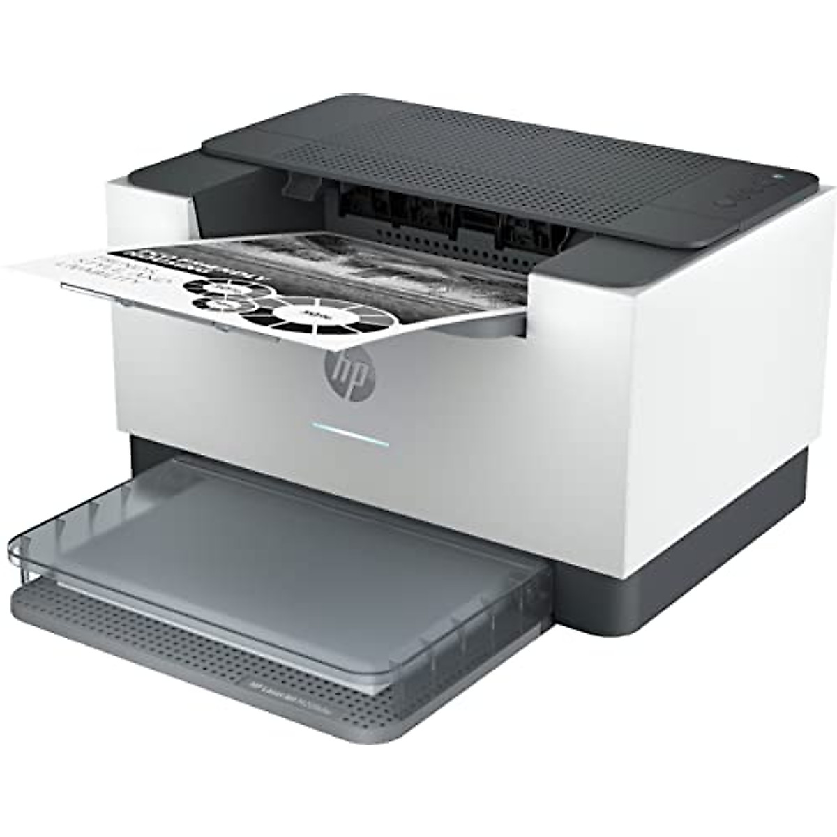 Hp Laserjet M20 Series Black-and-White Laser Printer, Mobile Device Printing, Automatic Two-Sided Printing, with 6 Months of Toner Through HP+, Wireless, White & Slate, with MTC Printer Cable