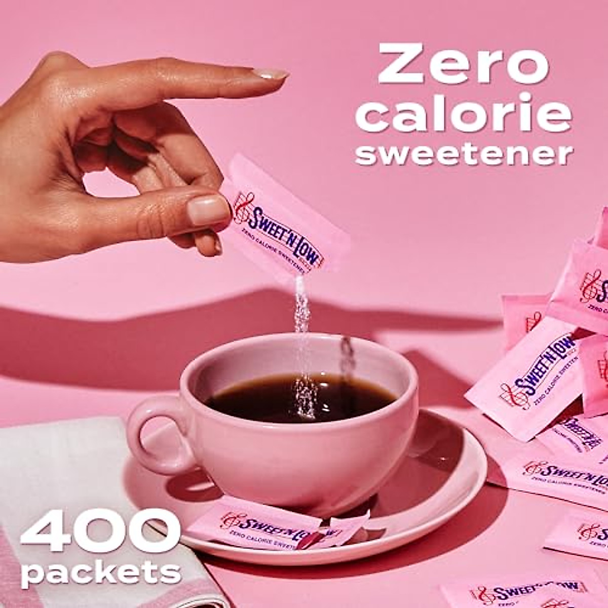 Sweetener Packets, Sweet'N Low, Box Of 400 Packets