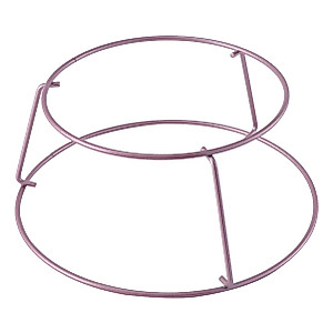 Hemoton Bread Cooling Rack Cooling Rack Round Mega Cooling Rack Roasting Rack Baking Cooling Rack Cake Mold Rack Pastry Rack Rose Gold Cake Stand Cake Holder Large Stainless Steel Chiffon