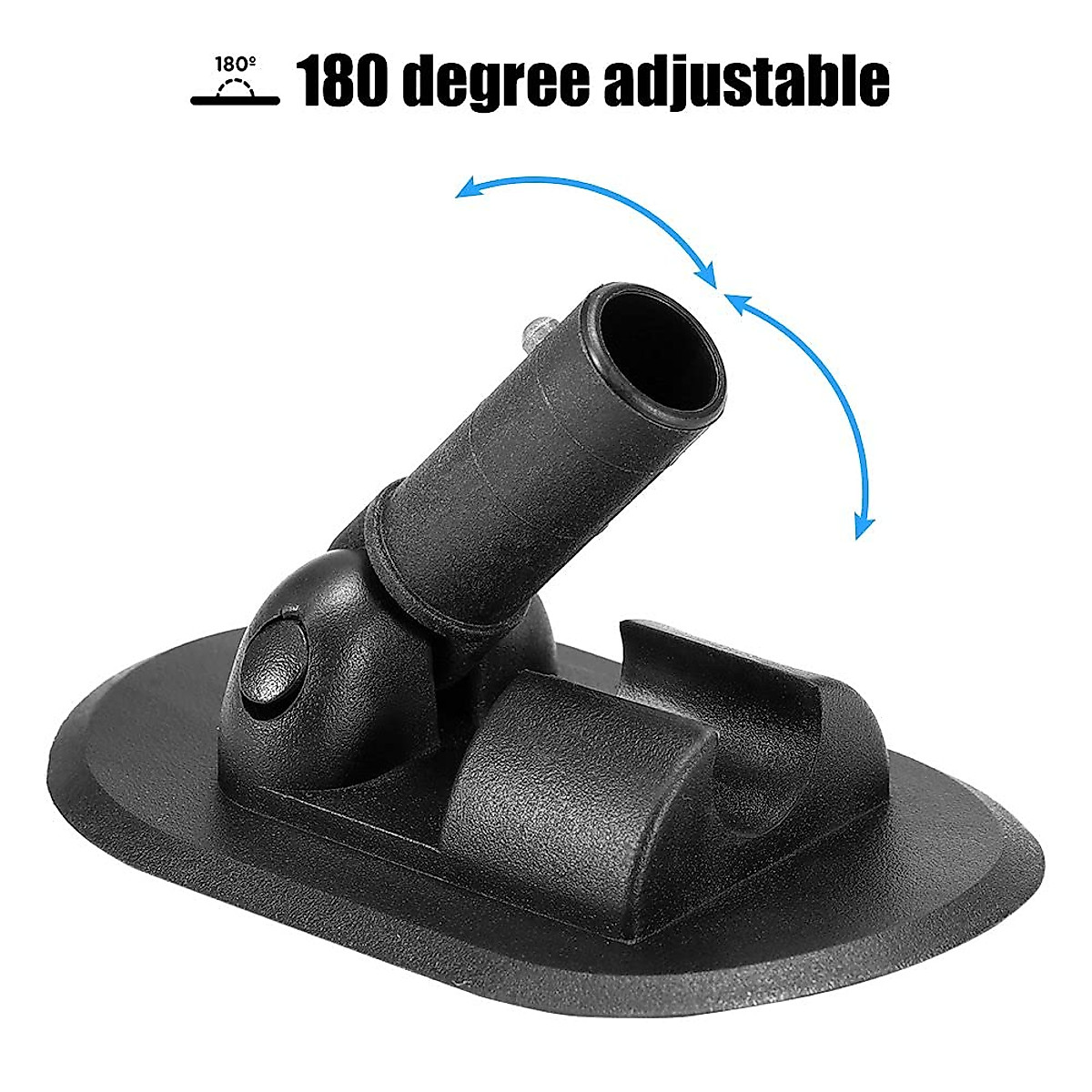 Lixada 180 Degree Rotation Kayak Canopy Mount Base for Inflatable Boat Canoe Awning Sun Shelter