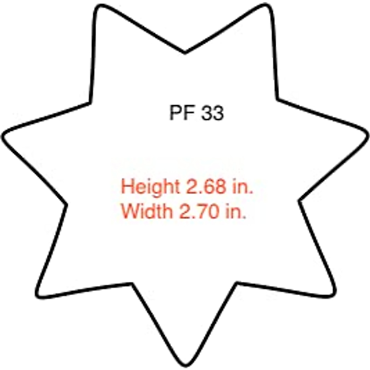 Perfect Fit Shield Wallets 7 Point Star Hidden Badge Wallet Leather Black (Cutout PF-33) Fits for Blackinton B447 Seven-Point Star