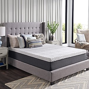Sealy Essentials 12" Memory Foam Bed in Box, California King, White