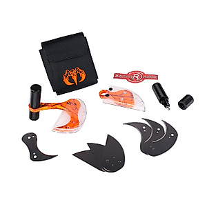 Raptorazor Hydro Dipped Big Game Skinner and Mano Hunting Knife Combo