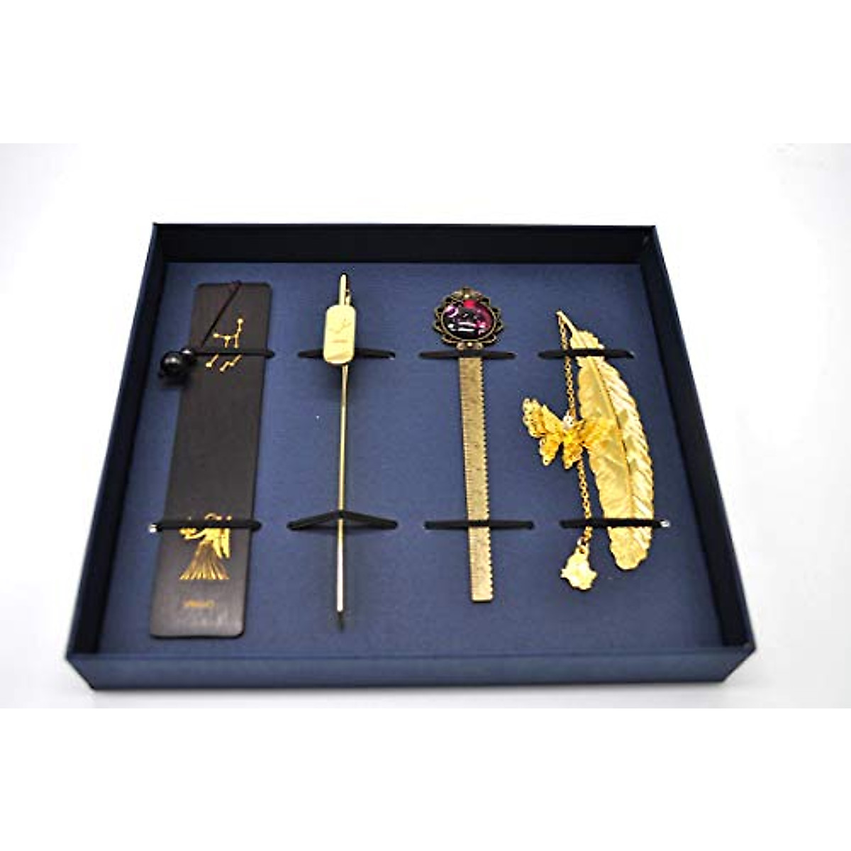 HFHL Book Marks Gifts for Readers - Cute Bookmarks Set Unique Constellation Design Style Funny Bookmarks, 4 Pack (Vergo style1)