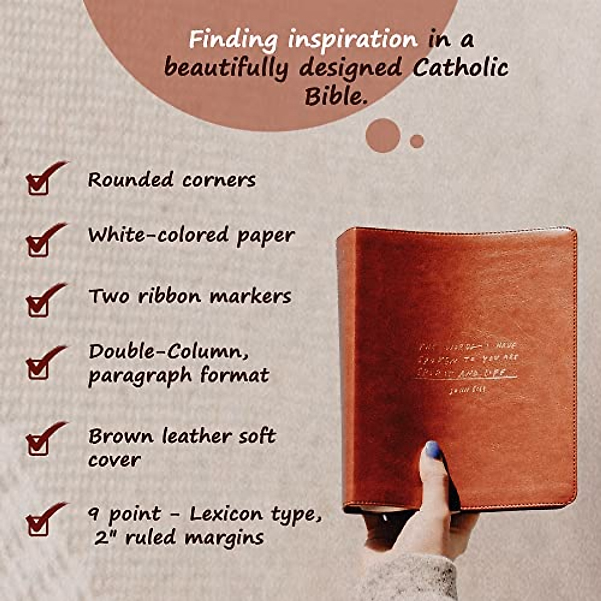 Blessed Is She NRSV-CE Catholic Bible for Men & Women, Holy Bible, Comfort Print