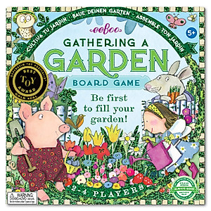 eeBoo: Gathering a Garden Board Game, Educational Games and Activities That Cultivate Conversation, Socialization, and Skill-Building, Perfect for Ages 5 and up