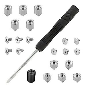 daier 22pcs/Set Computer Screws,M.2 Screws and Standoff Sets SSD NVMe Standoff Screws for ASUS Motherboard & M.2 Drives