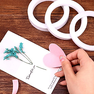 YISUMEI Double Sided Tape for Gifts,Craft,Card Making,Scrapbooking and Office School Stationery Supplies,Tear-by-Hand, Paper Backing(8 Rolls,1/4 Inch, 27 Yards Per Roll)