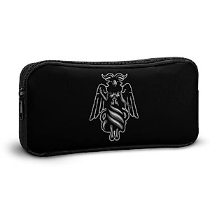 Satan Devil Goat Pencil Case Pencil Pouch Coin Pouch Cosmetic Bag Office Stationery Organizer