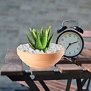 Clay Pots for Plants with Drainage Hole, 4 Pack Large Terra Cotta Plant Pot, 7.67 Inch Terra Cotta Pot Ceramic Pottery Planter Cactus Flower Pots Succulent Pot