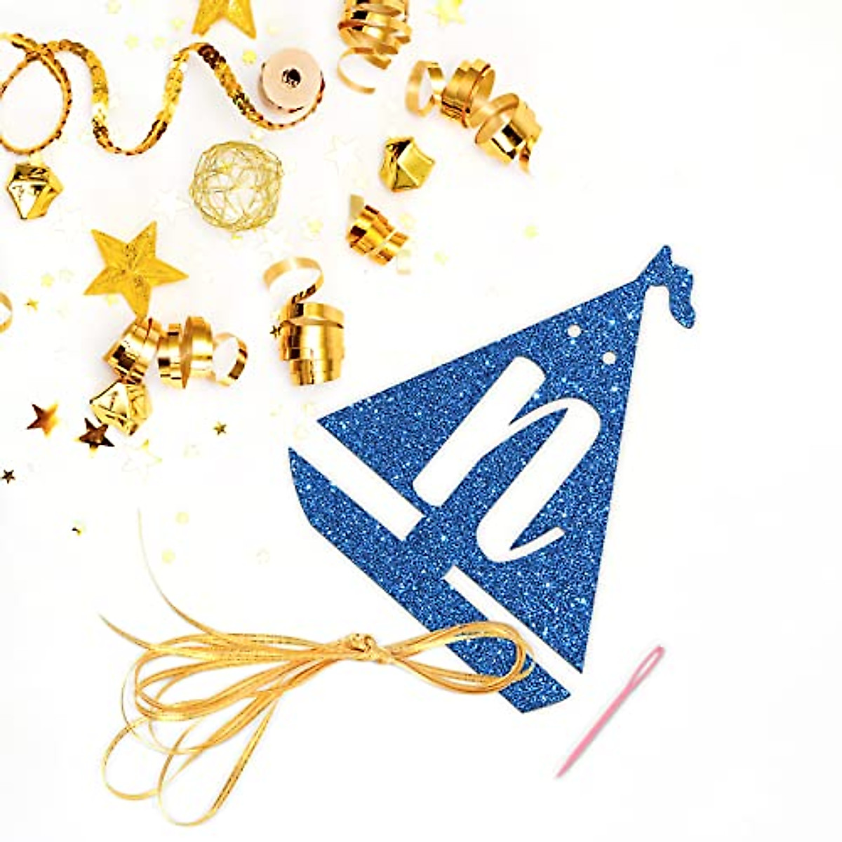 Dalaber Gold Glitter Boats N Hoes Banner - Funny Nautical Theme Birthday Decoration - Cruise Theme Wedding/Engagement/Bridal Shower/Bachelorette Party Decor Banner Photo Booth Prop