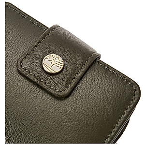 Timberland womens Leather Rfid Small Indexer Wallet Billfold, Grape Leaf, One Size