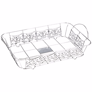 Hanna K. Signature Roaster Size Silver Wire Pan Holder 1 Pc, Chrome