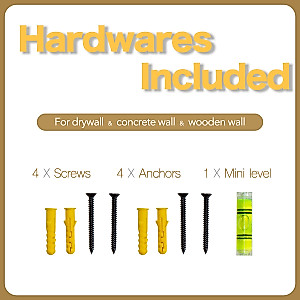 ROOREVO Wall Mounted Coat Rack 24 Inches with 6 Hooks - 2 Pack, Wall Coat Hooks Wall Hat Hanger, Satin Nickel & White