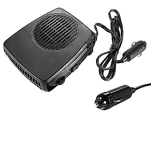 Paddsun 12V DC Portable Car Heater, 150W Anti-Fog Heating Fan Defroster Demister Car Amplifier Cooling Fans for Car SUV Truck Rv Trailer