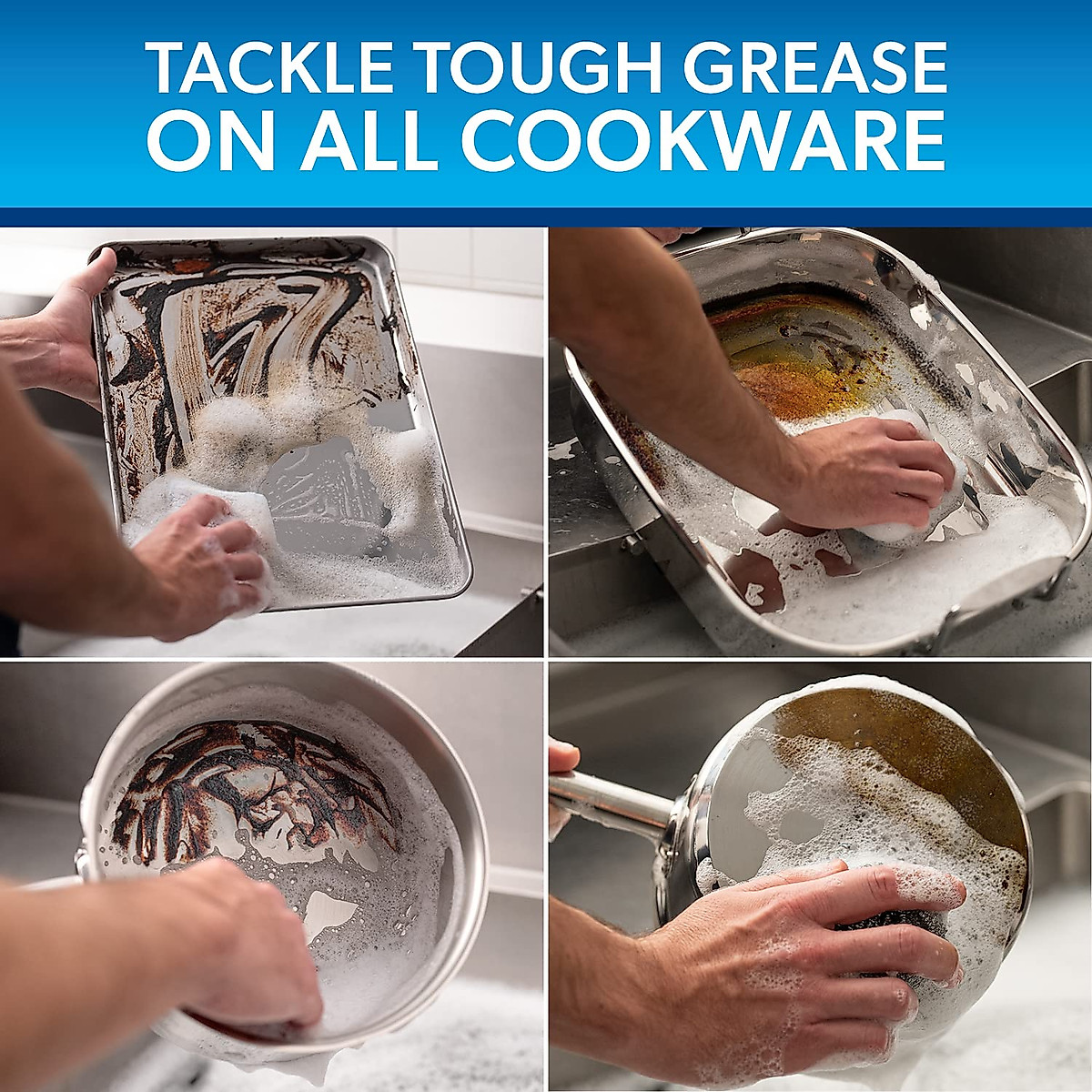 Dawn Professional Heavy Duty Manual Pot and Pan Dish Soap Detergent, 1 Gallon (Case of 4)