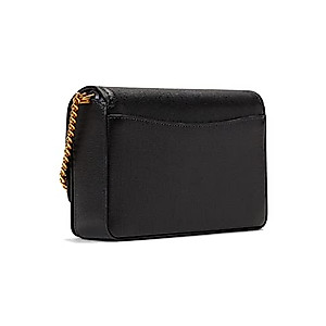 Kate Spade New York Morgan Saffiano Leather Flap Chain Wallet Black One Size