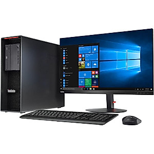 Lenovo ThinkStation P520 Tower Workstation - Intel Xeon W-2135 Upto 4.5GHz - 64GB RAM, 1TB NVMe SSD + 1TB NVMe Backup - NVIDIA Quadro P400 2GB, DVD-RW, DisplayPort, HDMI - Windows 11 Pro (Renewed)