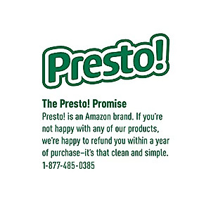 Amazon Brand - Presto! Triple Action Dishwasher Pacs, Fresh Scent, 70 Count