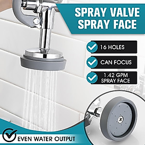 Replacement B-24K B-0107 Pre-Rinse Spray Valve Repair Kit for T&S Brass, Commercial Sink Sprayer Spray Face Bumper and Screw Repair Part, Grey