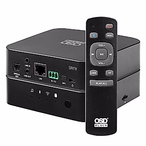 OSD Black Audio Black Series Multi-Media Streaming Module with LAN, Wi-Fi, Bluetooth, TF Card, RS232 and Line in - SRT1