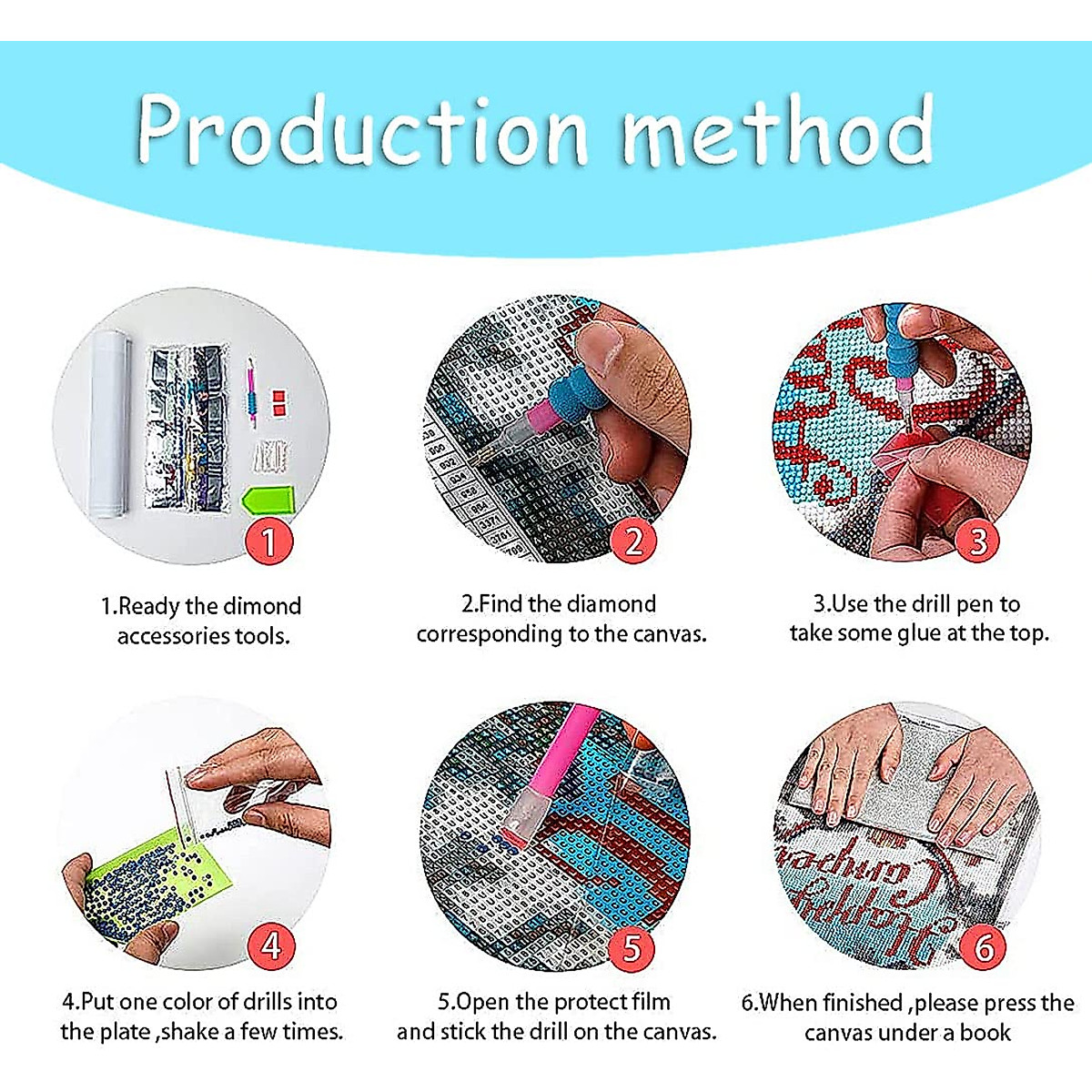 KYOQFVN Halloween Diamond Painting Kits for Adults,5D Full Round Diamond Halloween Clown Diamond Art Kit, Large Dots Diamond Painting for Beginners, DIY Beads for Home Wall Decor, 27.5" x 15"