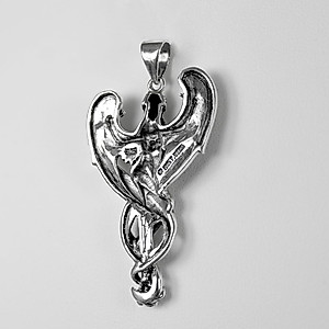 Dryad Design Lilith Pendant Goddess Jewelry - .925 Sterling Silver Wiccan Amulet