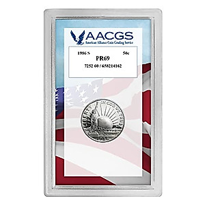 1986 S Commemorative Statue of Liberty Half Dollar AACGS Proof