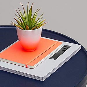 CJ Tech Metal Bookmark, Stylish Bookmarks, Teacher Valentine Gift, Unique Gift for Women, Men, Readers, Light&Durable Reward Bookmark with ANODIZING Technology, SuperGrip U-Shape Design-Dark Gray