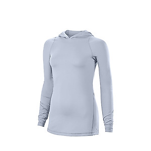 EvoShield Women's Lightweight Training Hoodie, Pearl, Large