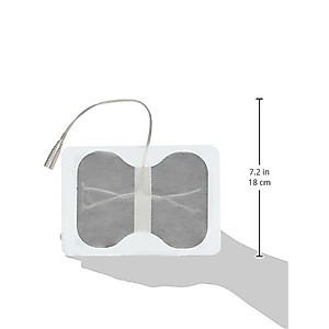 Syrtenty TENS Unit Replacement Pads - Pack of 6 Butterfly Shaped Electrode Squares for Muscle Stimulation & Therapy