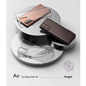 Ringke Air Compatible with Galaxy Note 20 Case 5G, Thin Flexible Shockproof TPU Phone Case - Rose Bronze
