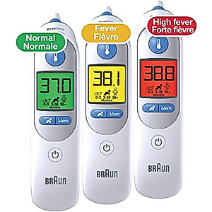 Braun Thermoscan 7 IRT6520 Thermometer + Bonus 40 ThermoScan Lens Filters