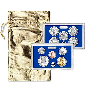 2022 S 10 Coin Clad Proof Set in OGP with CoA and Gold Gift Bag Proof