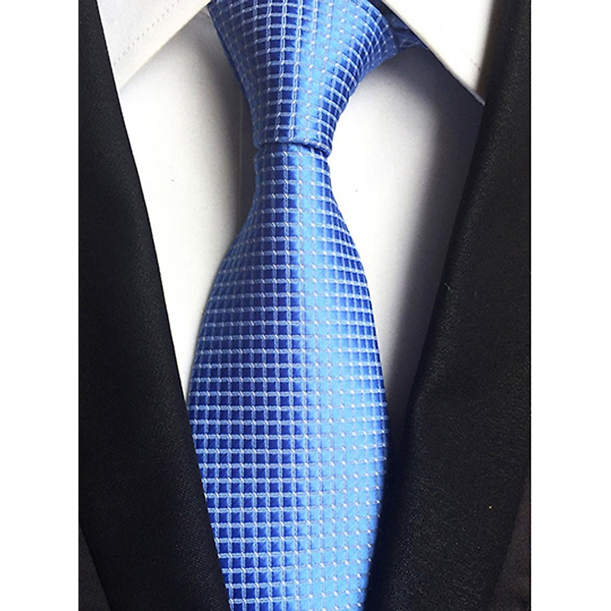 Adulove Men's Necktie Classic Silk Tie Woven Jacquard Neck Ties 9 PCS