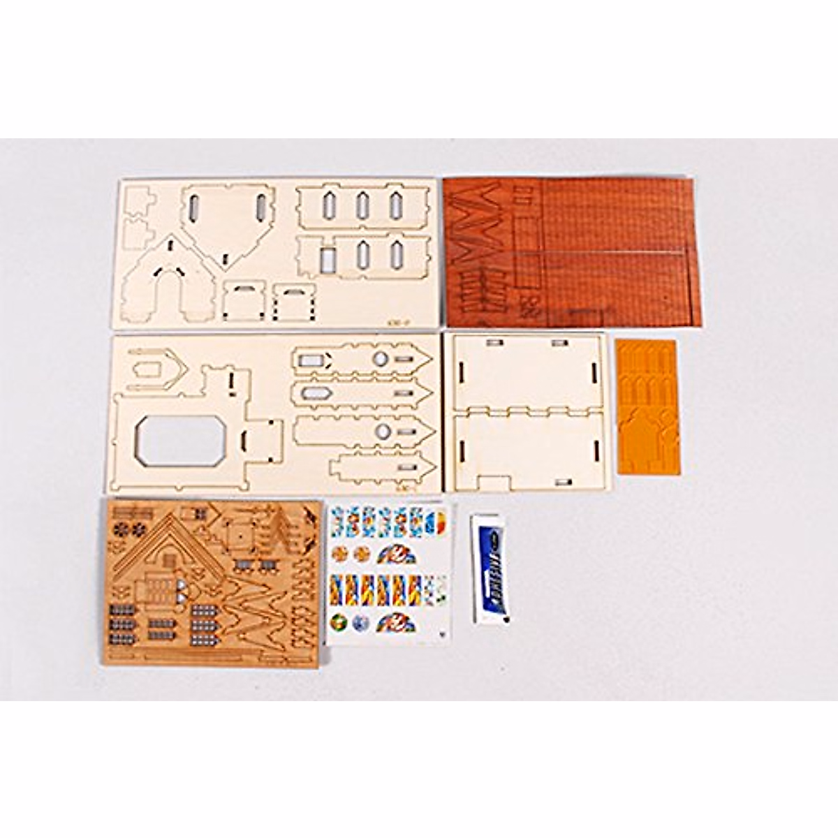 Desktop Wooden Model Kit Western Church ll / YG630